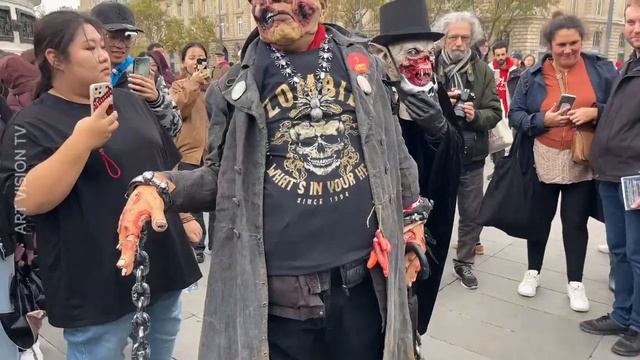 МЕРОПРИЯТИЕ в ПАРИЖЕ - "ПАРИЖСКАЯ ПРОГУЛКА ЗОМБИ", прямая трансляция 21 октября 2023 года