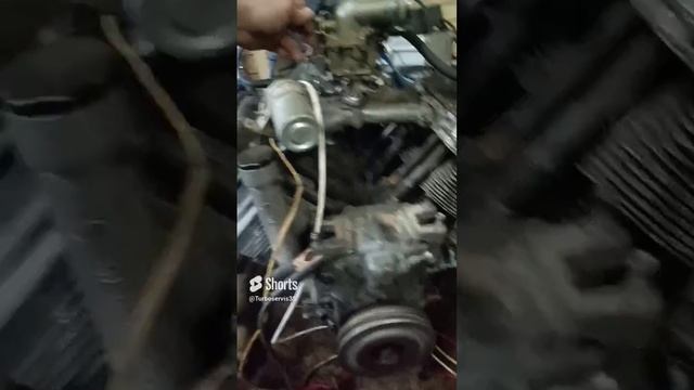 заз-968. запуск двигателя отдельно от автомобиля. сороковка