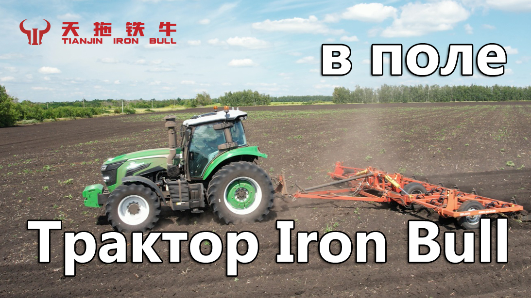 Отзыв о тракторе ИРОН БУЛЛ от механизатора. IRON BULL TTS240 в работе в культиватором 8 метров.