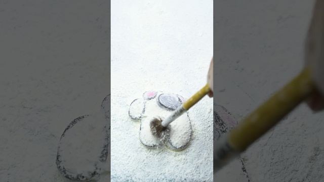 Белый человечек отсадка из маршмеллоу