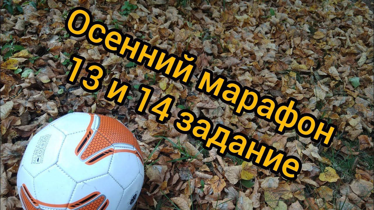 Осенний спортивный марафон. 30 дней спорта! 13 и 14 задание.