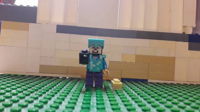 как собрать голема из #майенкрафт из #лего #как  #легообзоры #самоделки #легостопмоушен #легомультик