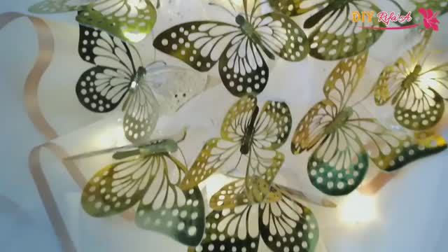 Букет бабочек своими руками _ Как сделать букет бабочек своими руками _ Обертывание круглого букета