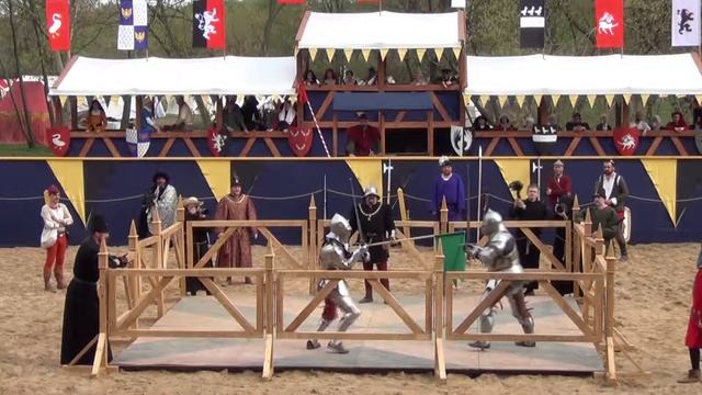 20180502 Турнир Святого Георгия 2018. Пешие бои рыцарей, финал пешего турнира латников
