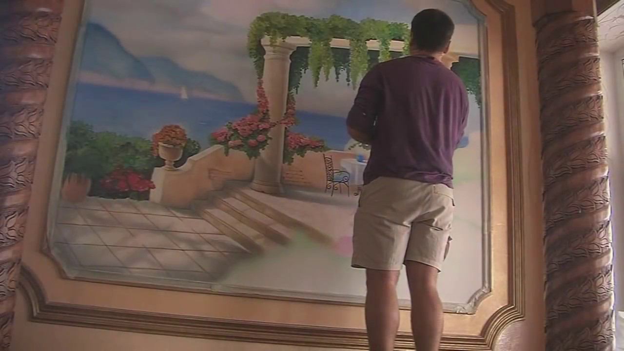 Роспись интерьера на Рублевке