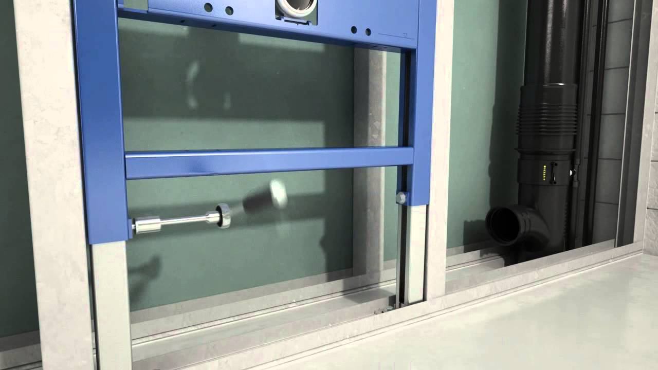 Монтаж UP182 в гипсокартон