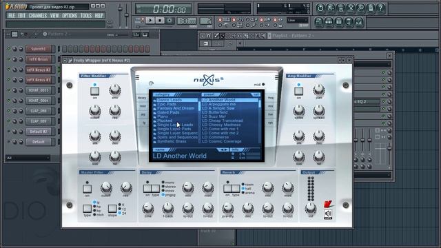 02 из 21 Расширение разведением различных тембров