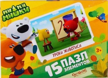 Пазл Ми-Ми-Мишки, Уроки Живописи - собираем пазлы для детей | Polinka-Vitaminka