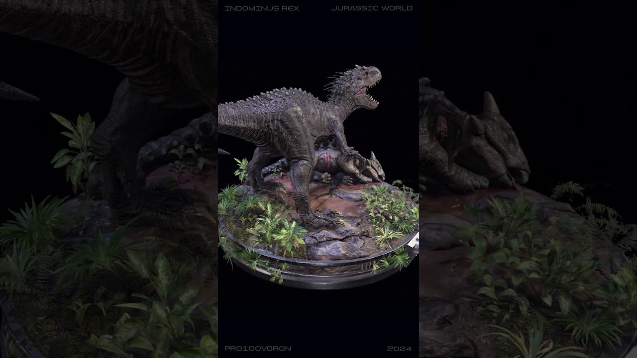 INDOMINUS REX  #3d #3DCoat #C4D #jurassicworld #jurassicpark #dinosaur  #graphics #cg #indominusrex