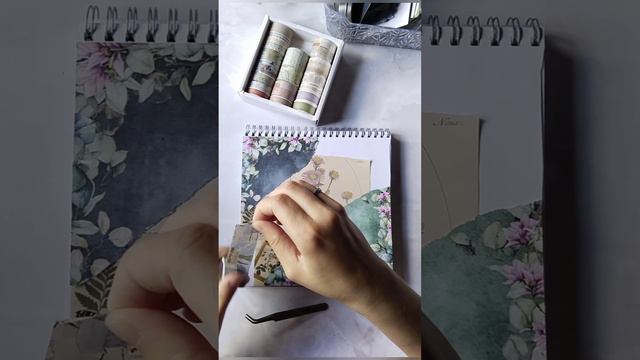 «Гербарий» Скрапбукинг открытка 🌿🍀 Скрапбукинг открытка №2