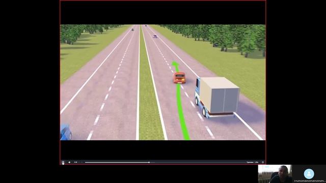 Изучение ПДД. 9.Расположение ТС на проезжей части.