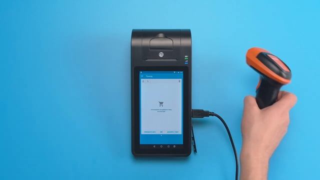 Подключение сканера для работы с маркировкой на смарт-терминале Нева 01-Ф (Нева 01Ф, Нева-01Ф).