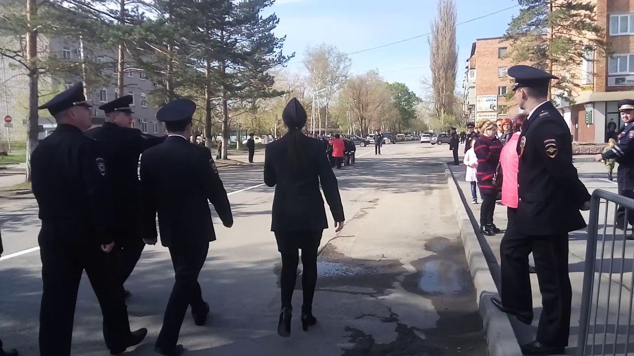 9 мая 2018 развод и репетиция в г. Спасске-Дальнем