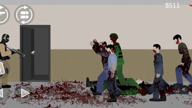 зомби апокалипсис (режим этажи)