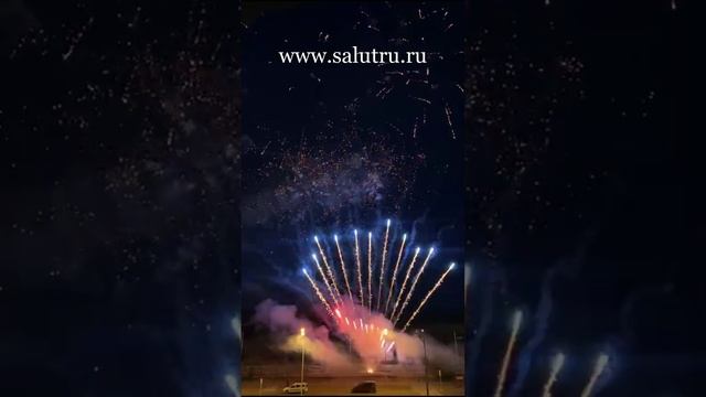 Красивый комбинированный салют на свадьбу в Самаре и Тольятти #Shorts