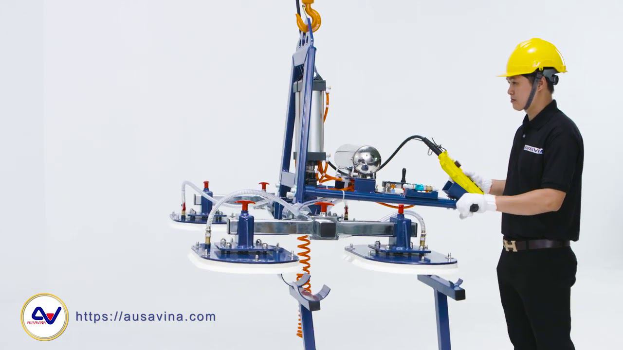 Вакуумный подъемник SVL100 для каменных плит (с пневмоцилиндрами), AUSAVINA/ABACO (Аусавина/Абако)