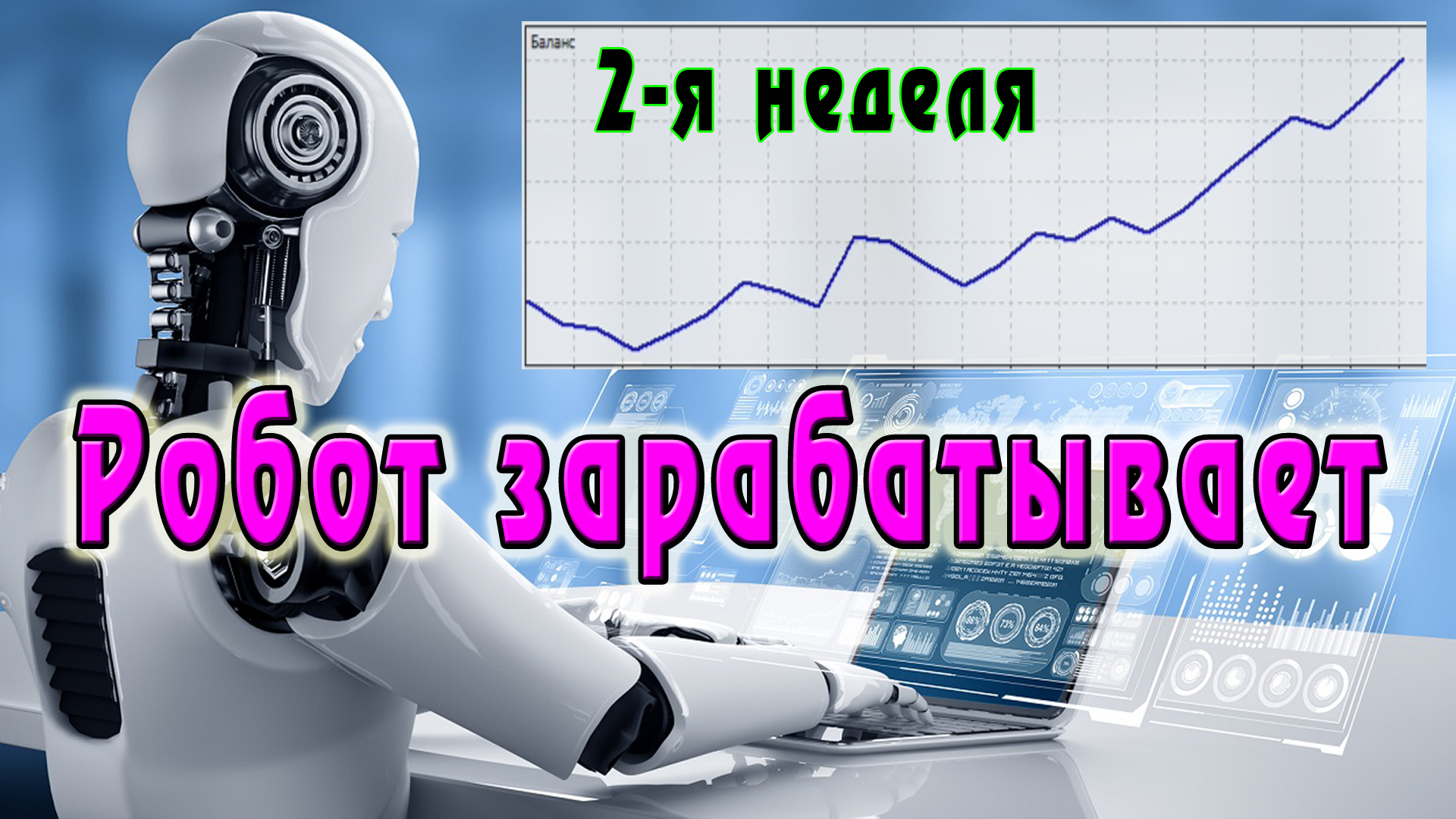 Робот зарабатывает на форекс. 2-я недели торговли на Forex