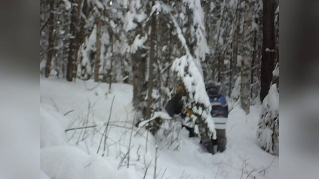 Тикси 250 люкс. Глубокий снег и овраг.