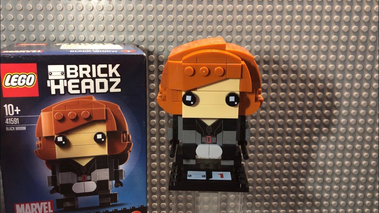 Обзор на LEGO BrickHeadz 41591 чёрная вдова