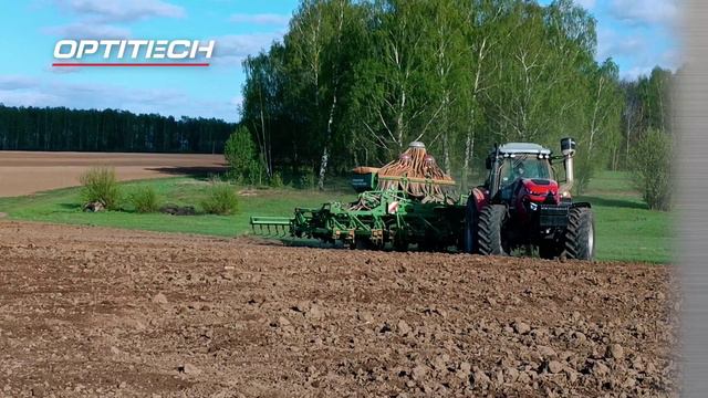 Трактор ОПТИТЭК серии ANTARES TS2604 с аксиальным насосом с сеялкой