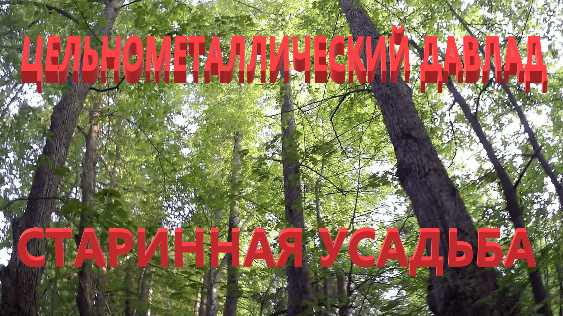 Разведка старинной усадьбы