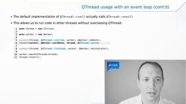 Multithreading with Qt (Part 3) - QThread with an event loop