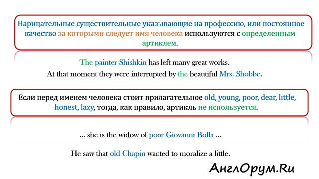 Урок 14. Артикли английского языка. Полный курс.