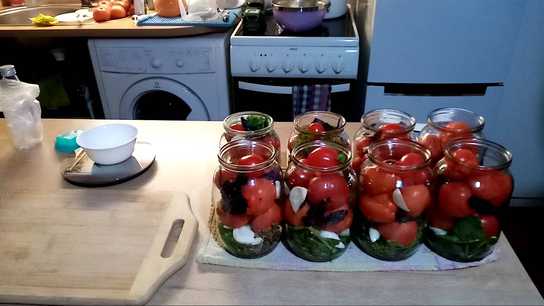 #19 Борщ, для тех кто худеет/ Мариную обалденные помидоры/ домашние хлопоты