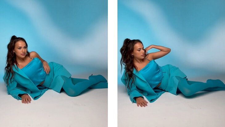 Загитова модная фотосессия