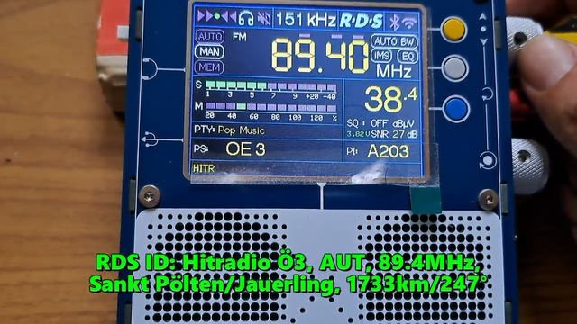 09.07.2023 15:58UTC, [Es], Hitradio Ö3, Австрия, 89.4МГц, 1733км