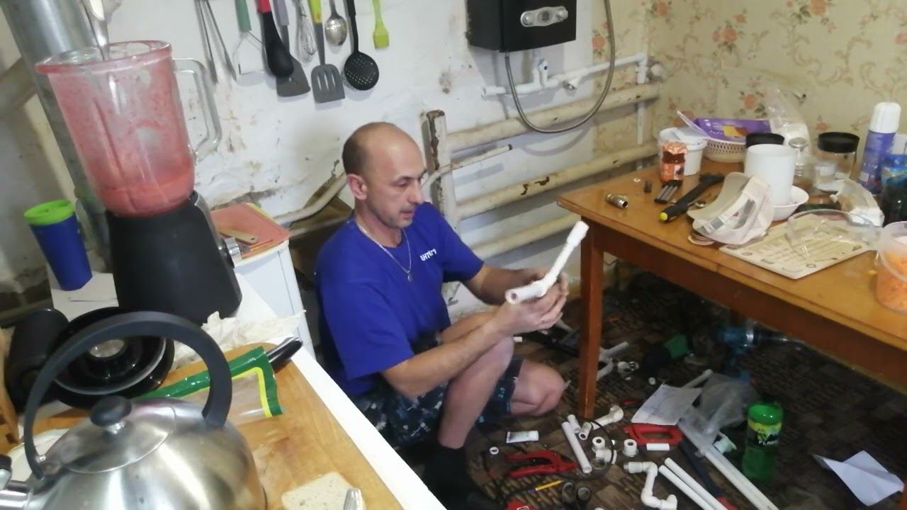 Давайте закончим водопровод с фильтром. 4 серия.