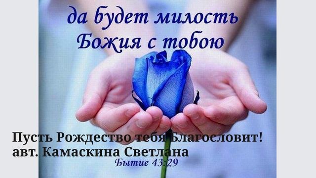 Пусть Рождество тебя благословит!  стих на Рождество/ автор  Камаскина Светлана