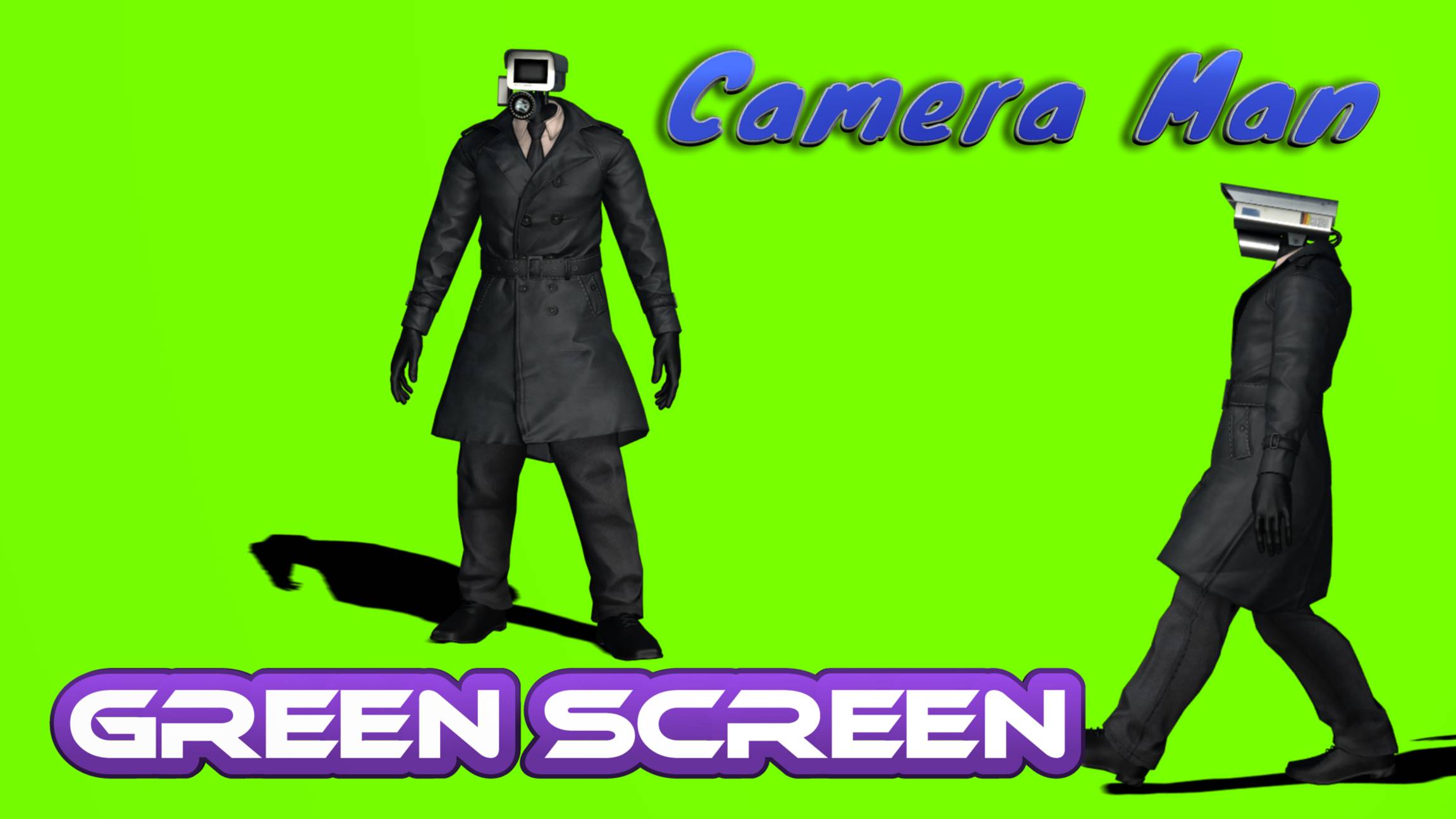 Green Screen - CameraMan (Персонаж с камерой вместо головы)