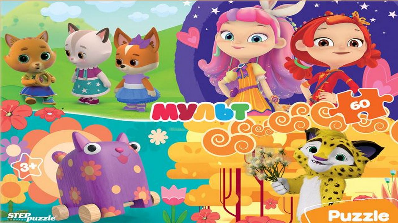 Пазл Мульт, Кошечки и Собачки, Сказочный Патруль, Лео - собираем пазлы для детей | Polinka-Vitaminka