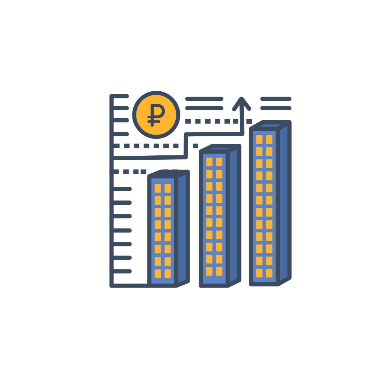 Учет объектов строительства. Готовая система учета, шаблон. 25 000 руб.