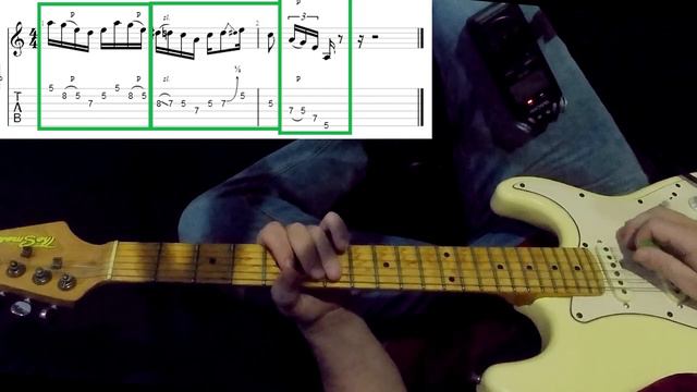 Texas blues. SRV быстрая связующая фраза. Разбор