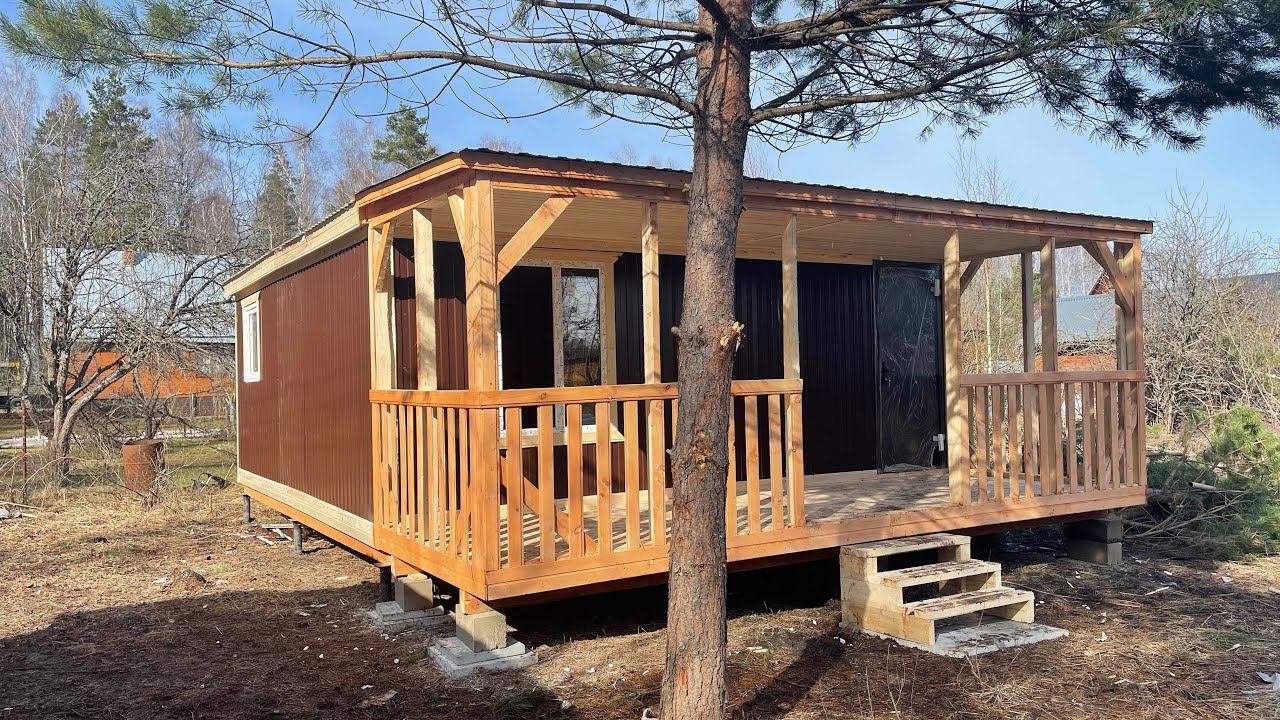 Дачный дом 6х8м.