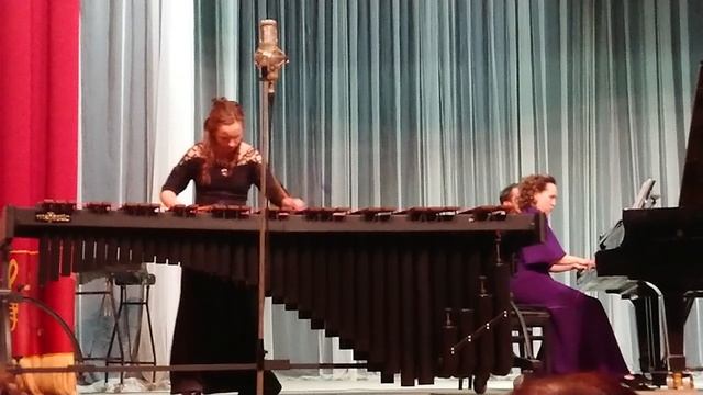 Э.Сежурне. Концерт для маримбы с оркестром. Фрагмент концерта французской музыки в консерватории.