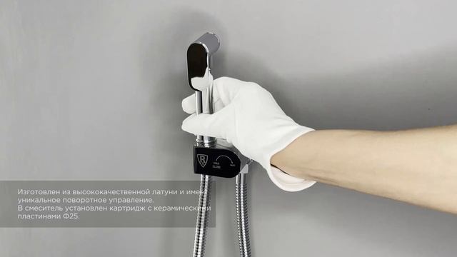 Смеситель RUSH CA1435-97c гигиеническим душем встраиваемый