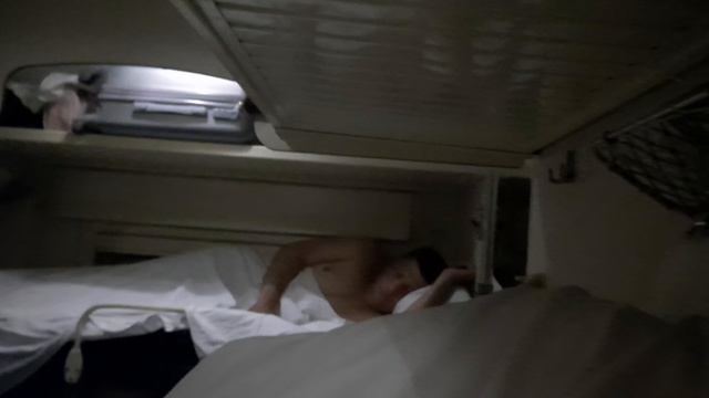 Snoring on Anapa Train ©20220703