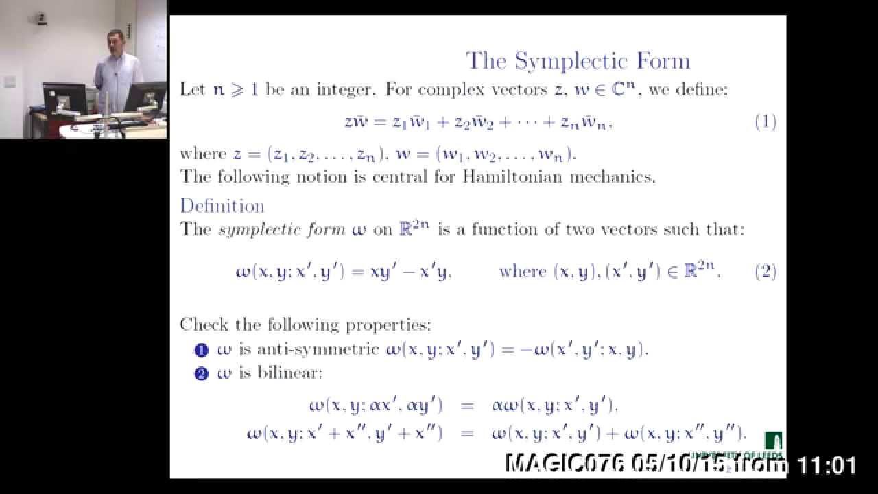 The Heisenberg group: Lecture 1
