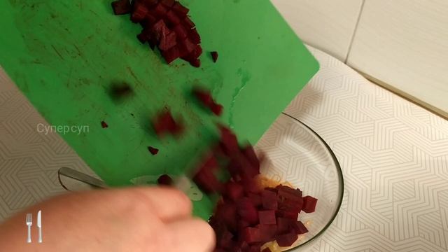 Салат за 5 минут! Постный быстрый салатик. #постныйсалат