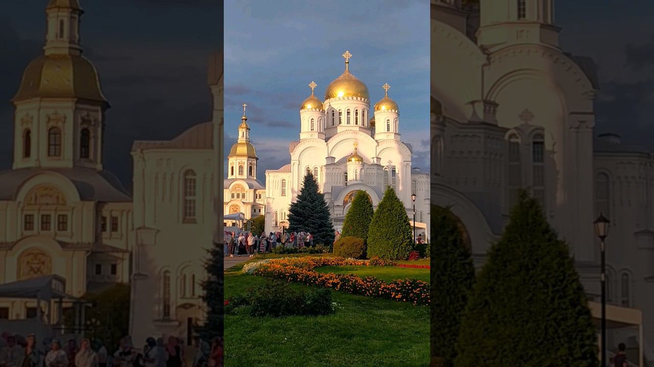 Вечернее богослужение в #дивеево