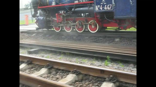 Паровоз на детской железной дороге