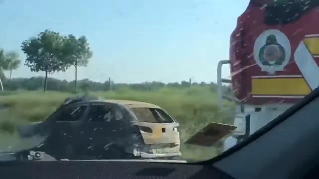 ЗАЖИВО СГОРЕЛИ В МАШИНЕ (1)