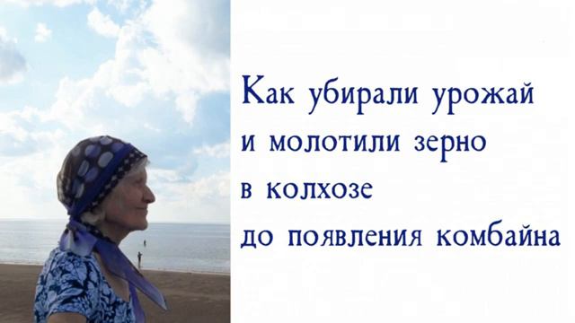 Как убирали урожай и молотили зерно в колхозе до появления комбайна