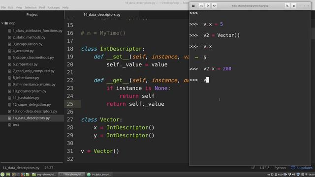 19. ООП  Дескрипторы данных