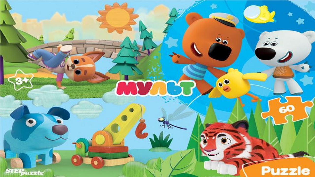 Пазл Мульт, Ми-ми-мишки и другие мультфильмы - собираем пазлы для детей | Polinka-Vitaminka