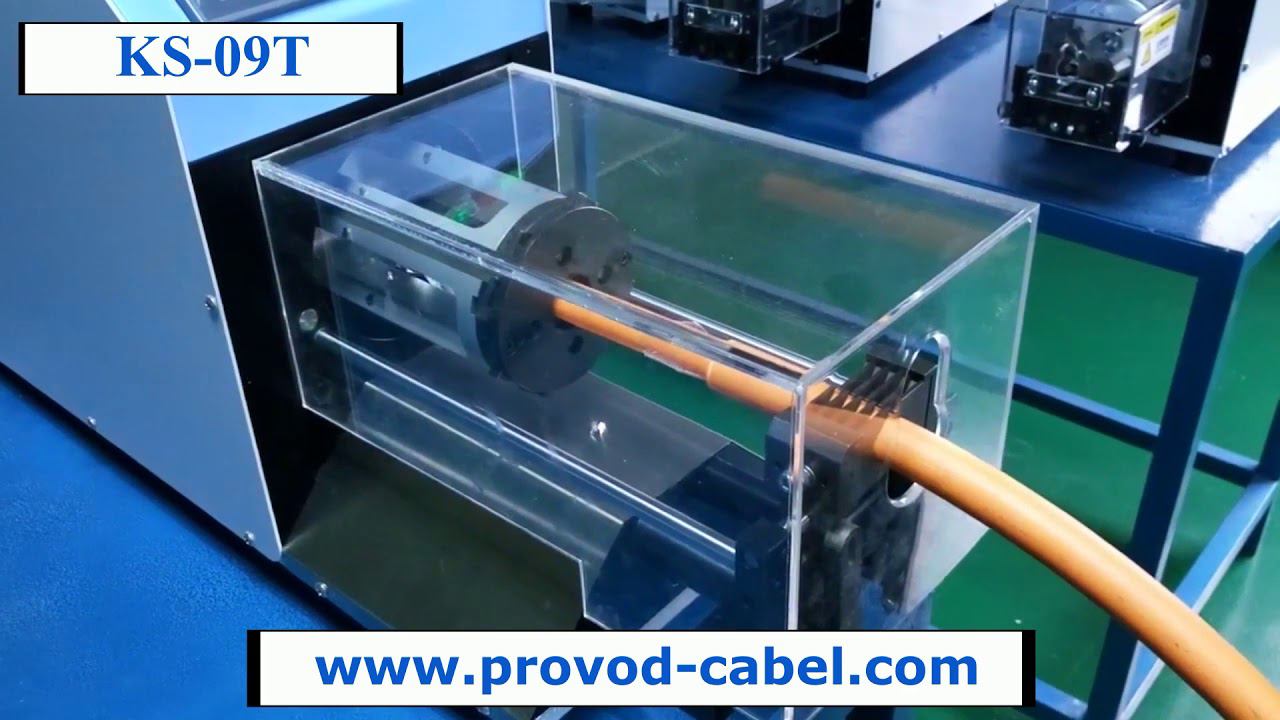 KS-09R Полуавтоматический станок зачистки коаксиального провода (2)