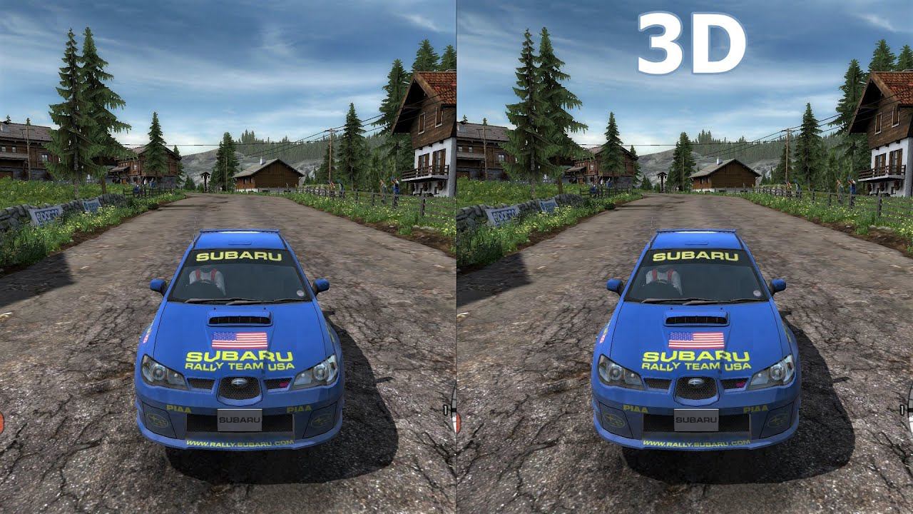 Sega Rally 3D video SBS VR box google cardboard